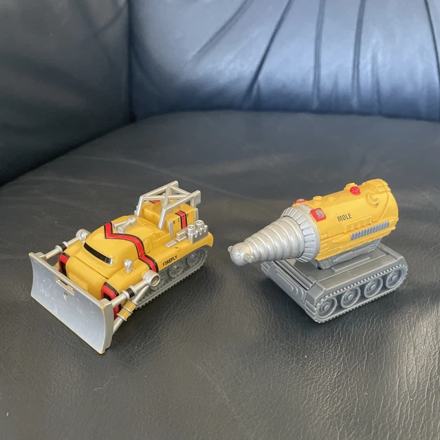 THUNDERBIRDS SUPERSIZE FIREFLY And Mole With Mini Thunderbird Figure ...