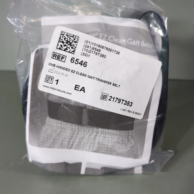 NEW POSEY EZ Clean Gait Belt Transfer Belt One Handed 60" #6546 6546 ...
