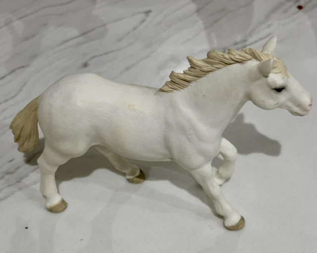 SCHLEICH RARE EXCLUSIVE Special Edition White Mustang Appaloosa Horse ...