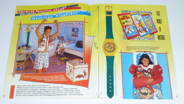 NINTENDO GEAR + Stuff 1990 Catalog - World of Nintendo, Nintendo Power ...