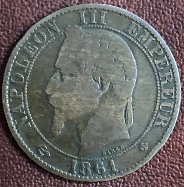 FRANCE - NAPOLEON III 5 Centimes Coin - 1861 BB (GY21) EUR 2,28 ...