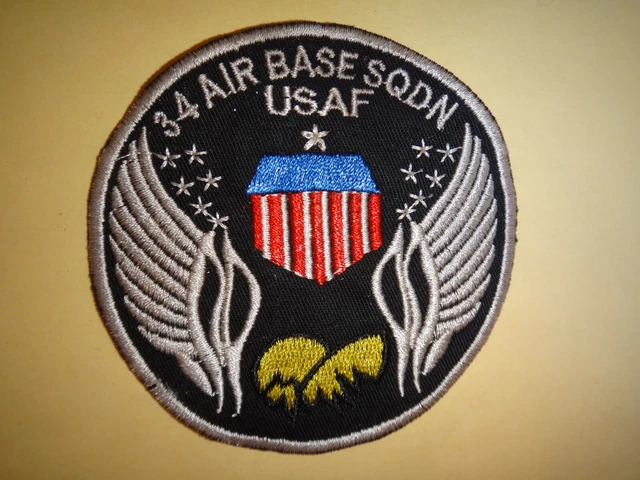 VIETNAM GUERRE USAF Air Force 34th Air Base Escadron Patch EUR 12,66 ...