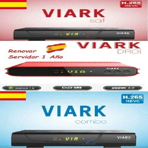 RECARGAR SERVIDOR VIARK Sat Viark Combo Droi H265 Prometheus Renovar pt ...