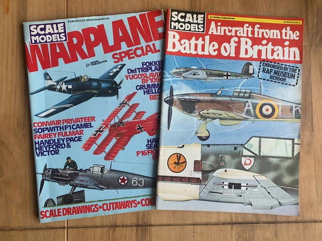 SCALE MODELS MAGAZINES: Warplane Special And Aircraft From The Battle ...