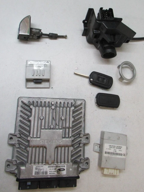 RANGE ROVER L322 2007 Tdv8 Key Lock Ecu Ignition Set With 2 Keys ...