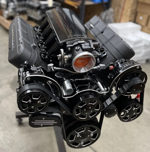 CHEVY LS 6.2L 560-600HP CRATE ENGINE PRO-BUILT 366 370 LQ LS2 LS6 6.2 ...