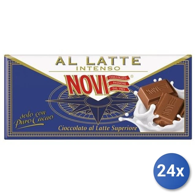 24X MULTIPACK CHOCOLAT Novi Tablette 100 Latte Intense EUR 76,72 ...