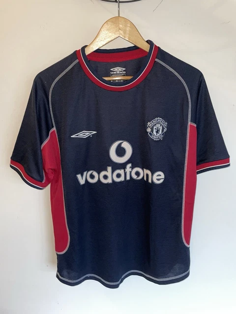 MANCHESTER UNITED MAN Utd 3rd Shirt 2000-2001 Umbro Size Small Good ...