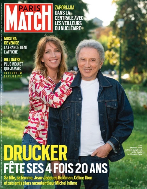 PARIS MATCH N° 3827 - Les 80 ans de Michel Drucker (Septembre 2022) EUR ...