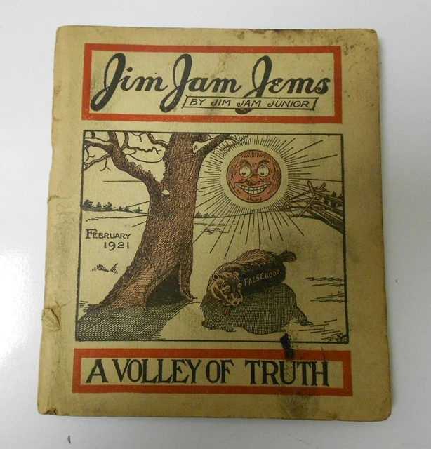 JIM JAM JEMS by JJ Junior Jokes Humour Stories Digest VG Feb 1921 $10. ...