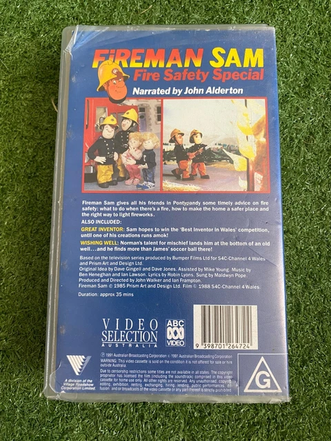 FIREMAN SAM VHS Fire Safety ABC Australian VHS £12.41 - PicClick UK