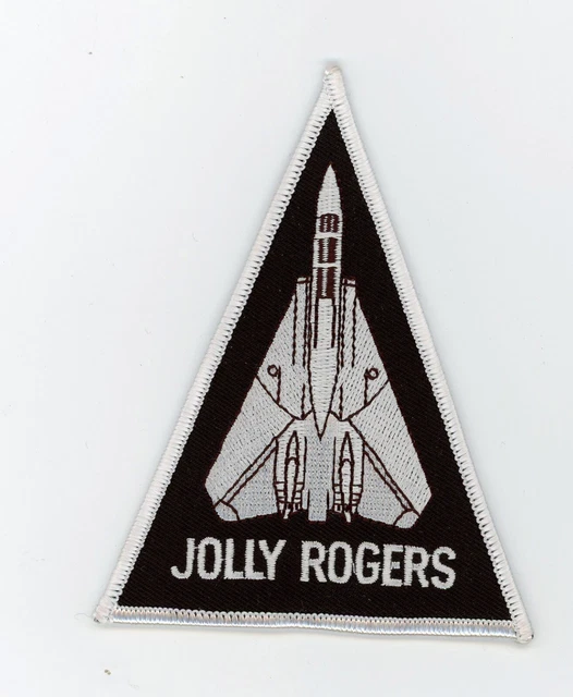 PATCH USN F-14 Tomcat Vf-103 Jolly Rogers Triangle Iron On Parche £7.16 ...