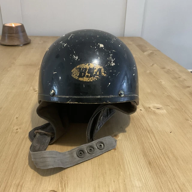 VINTAGE CROMWELL THE Noll BSA Motorcycle Helmet Pudding Basin £89.10 ...
