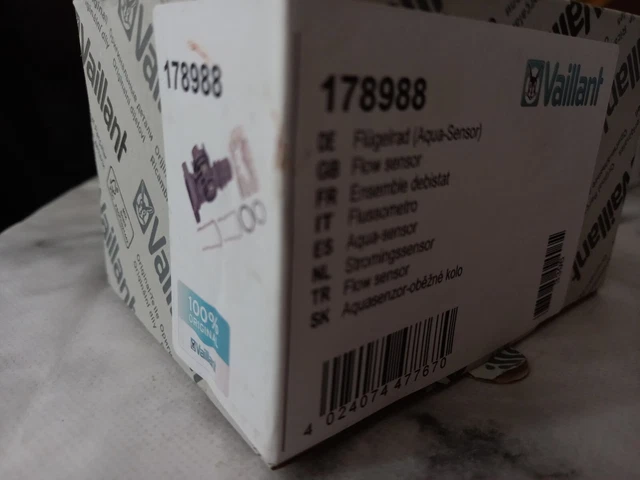 VAILLANT ECOTEC PLUS pro flow sensor kit 178988. Brand new in a sealed box. £16.50 - PicClick UK