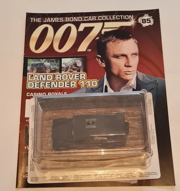 #85 LAND ROVER Defender 110 James Bond Car Collection 007 Casino Royale ...