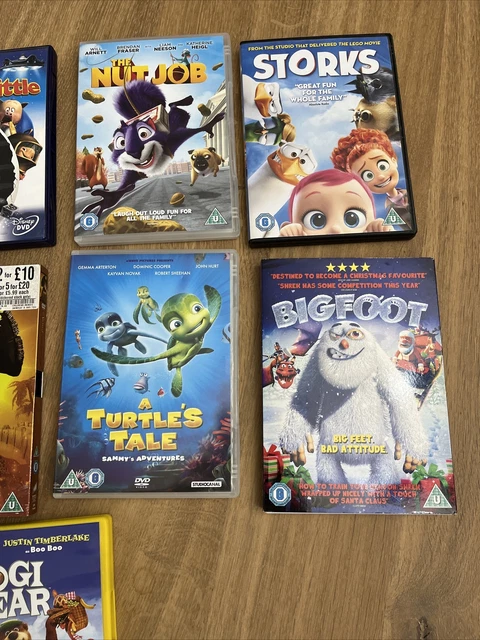 KIDS DVD BUNDLE - 9 DVDS - All G / U Rating - Bigfoot, Chicken Little ...