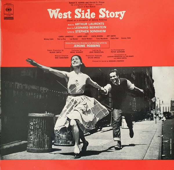 LEONARD BERNSTEIN - West Side Story - Used Vinyl Record - B1177z EUR 17 ... LEONARD BERNSTEIN - West Side Story - Used Vinyl Record - B1177z EUR 17 ...
