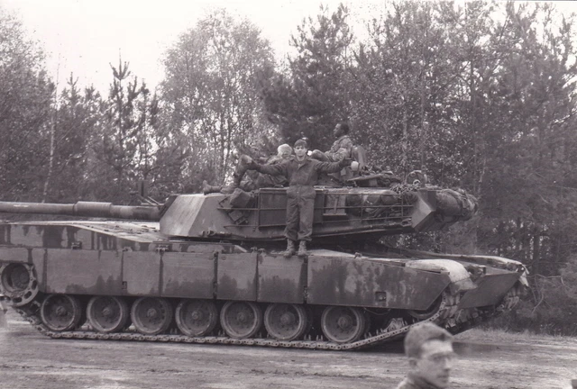 ORIGINAL PHOTO 2ND ARMORED DIVISION M1 ABRAMS TANK 1985 West Germany ...
