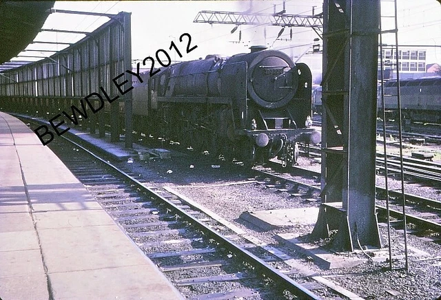 ORIGINAL SLIDE 35MM RIDDLES BRIT 70024 "VULCAN" CREWE STATION 17/6/1967 ...