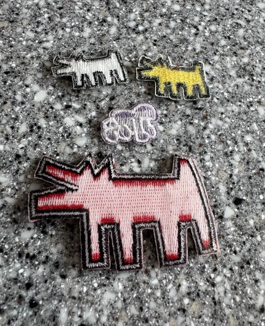RARE VINTAGE UNUSED Keith Haring Pop Shop 1980's Barking Dog & Baby ...