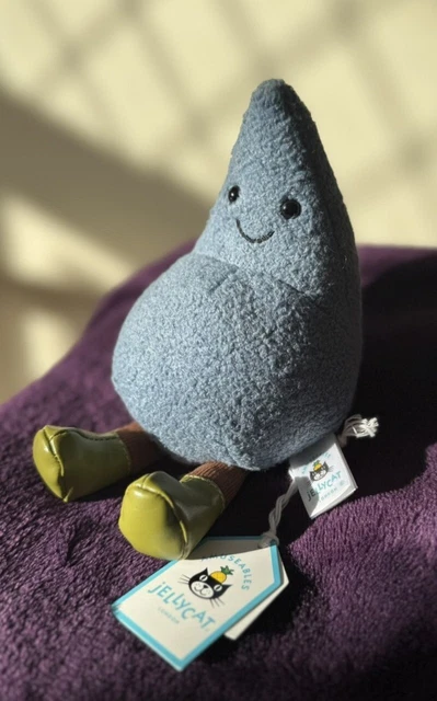 &JELLYCAT HAPPY RAINDROP - New with Tag - 13cm - Ultra-Soft Toy!" £16. ...