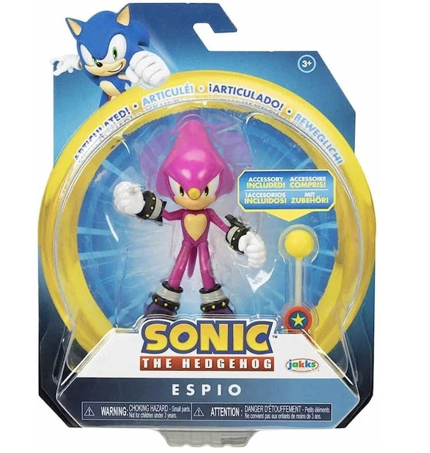 JAKKS PACIFIC SONIC The Hedgehog Espio the Chameleon 4" Action Figure ...