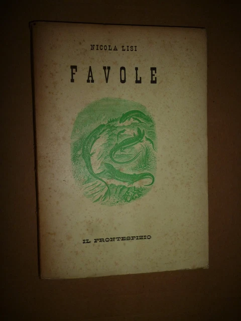 NICOLA LISI FAVOLE Frontespizio 1933 illustrato da Pietro Parigi prima ...