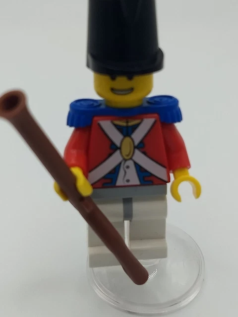 LEGO PIRATES IMPERIAL Soldier Minifigure Genuine with Musket Infantry £ ...
