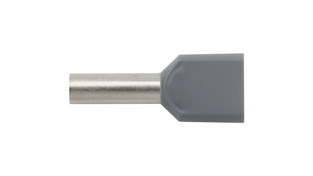 INSULATED FERRULE TERMINAL HI 2X4/12 gray E08KH-02020102101 /100pcs ...