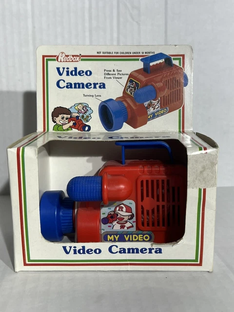 VINTAGE REDBOX VIDEO Camera Toy In original box $14.99 - PicClick