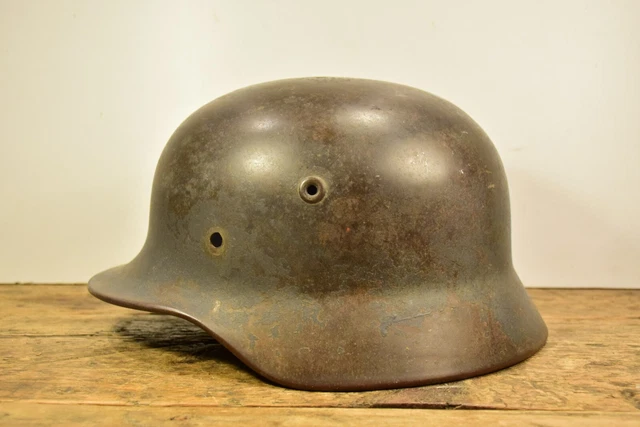 WW2 GERMAN M40 helmet, Q64 - Original £1.00 - PicClick UK