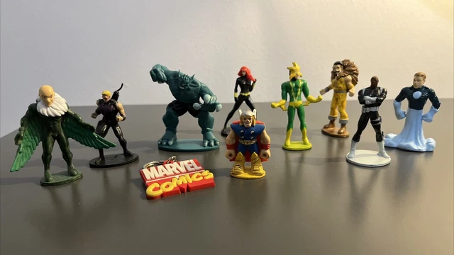 RARE MARVEL Mini Figures Bundle x 9 £12.99 - PicClick UK