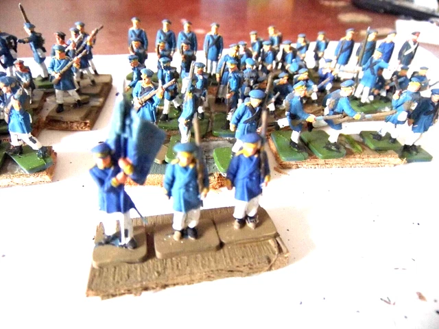 NAPOLEONIC PRUSSIAN MILITIA Infantry 1/72 scale Airfix painted and baed ...