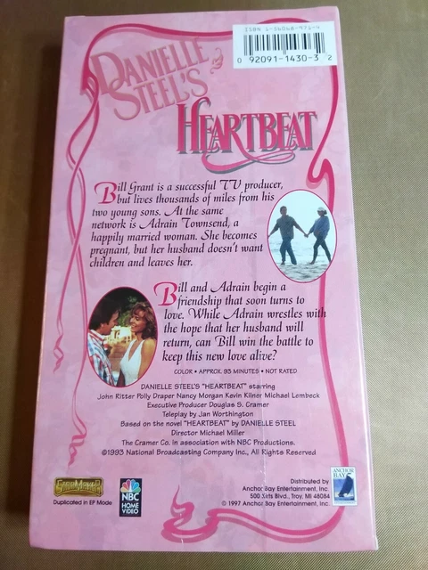 DANIELLE STEEL'S HEARTBEAT (VHS 1997) John Ritter & Polly Draper £6.34 ...