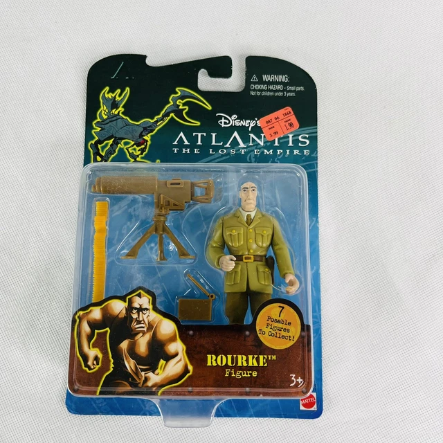 MATTEL DISNEY'S ATLANTIS The Lost Empire Rourke Figure #1133 2000 EUR ...