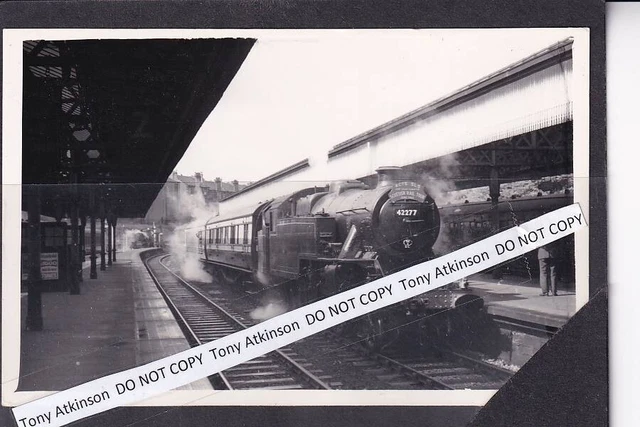 MARYHILL RAILWAY STATION - Ex Lmsr No.42277 - Vintage Print In Sleeve ...