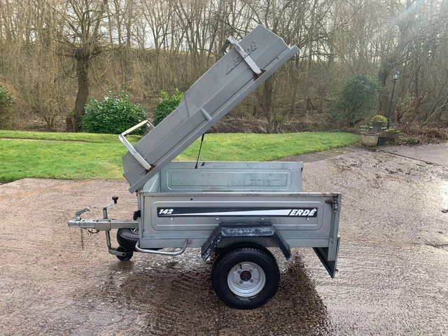 ERDE 142 TRAILER With Hard Lockable Cover £430.00 - PicClick UK