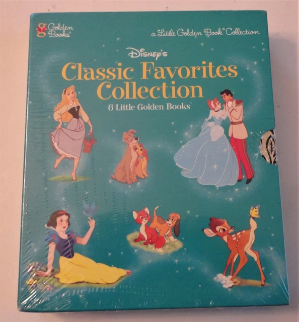 6 NEW DISNEY'S Classic Favorites Collection Little Golden Books Bambi ...