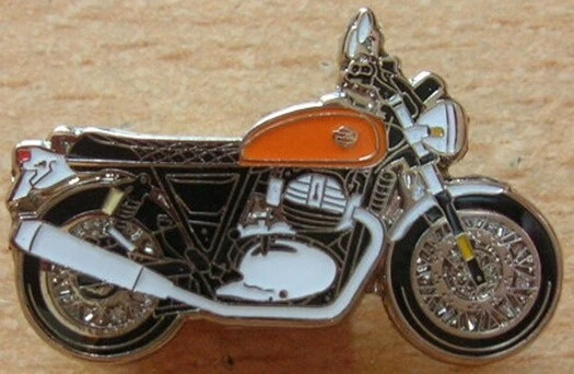 ROYAL ENFIELD INTERCEPTOR INT 650 / INT650 Orange Pin Badge Art. 1812 ...