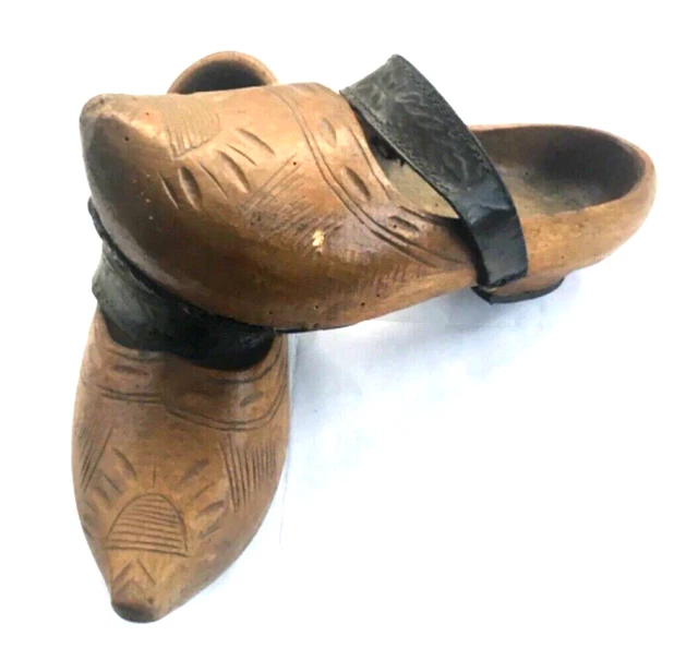 ANCIENNE PAIRE DE SABOTS ENFANT LIMOUSIN SABOT Ehemaliger Sabot Antiguo ...