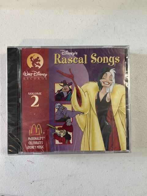 WALT DISNEY RECORDS & McDonald's Disney's Rascal Songs Volume 2 1996 ...