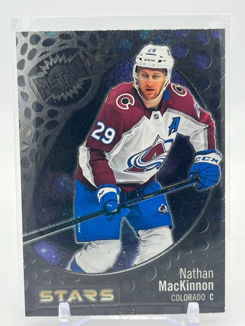 2022-23 SKYBOX METAL Universe Stars #141 Nathan MacKinnon - Avalanche ...