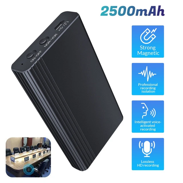 240 HR MINI Spy Digital Voice Activated Recorder Audio Recording Device ...