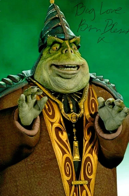 BRIAN BLESSED SIGNED 6x4 Photo Star Wars Boss Nass Flash Gordon ...