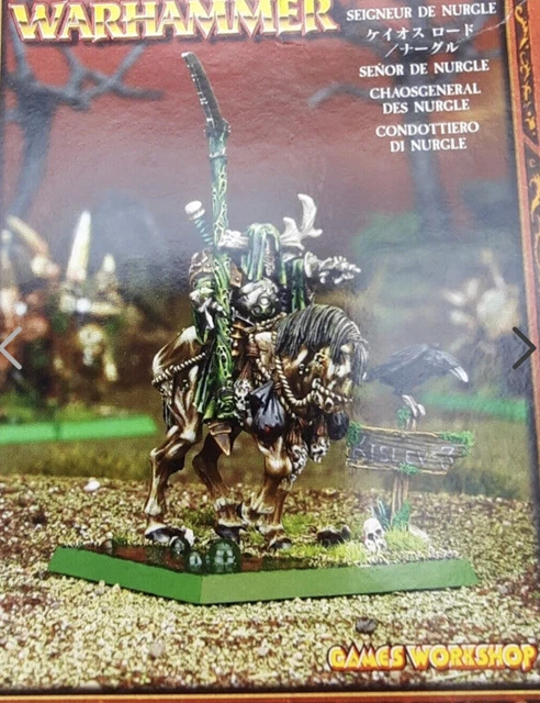 GAMES WORKSHOP WARHAMMER Nurgle Rotbringer Lord Daemonic Mount Chaos ...