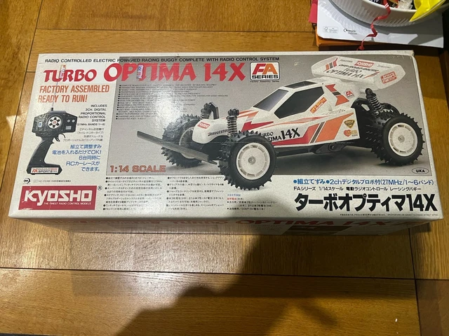 CLASSIC RARE KYOSHO Optima 14X Vintage Rc Off Road Racer Turbo Car ...