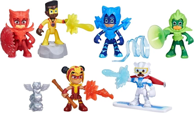 PJ MASKS POUVOIR HÉROS Coffret 6 Personnages 7Cm Super Pyjamas HASBRO ...