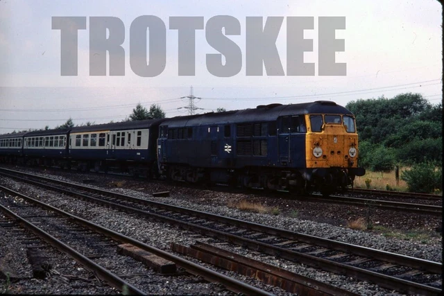 35MM SLIDE BR British Railways Diesel Loco Class 31 31418 Water Orton ...