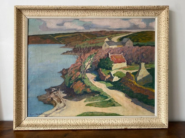 HUILE SUR TOILE Signee Henri Dabadie (1867-1949) Bord De Mer En Bretagne EUR 2.000,00 - PicClick FR