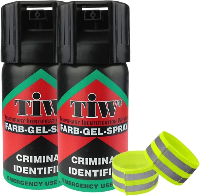 FARB GEL SELF Defence Spray UK Legal x2 Criminal Identifier Spray for ...